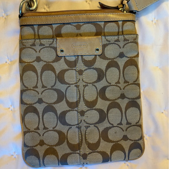 Coach | Bags | Coach Swingpack Cross Body Canvas Purse | Poshmark